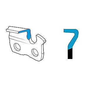 Oregon L62 ControlCut Replacement Chainsaw Chain for 16-Inch Guide Bar, 62 Drive Links, Pitch: .325" Low Vibration, .063" Gauge, Fits Stihl Models with 16" bars and .325" Sprockets