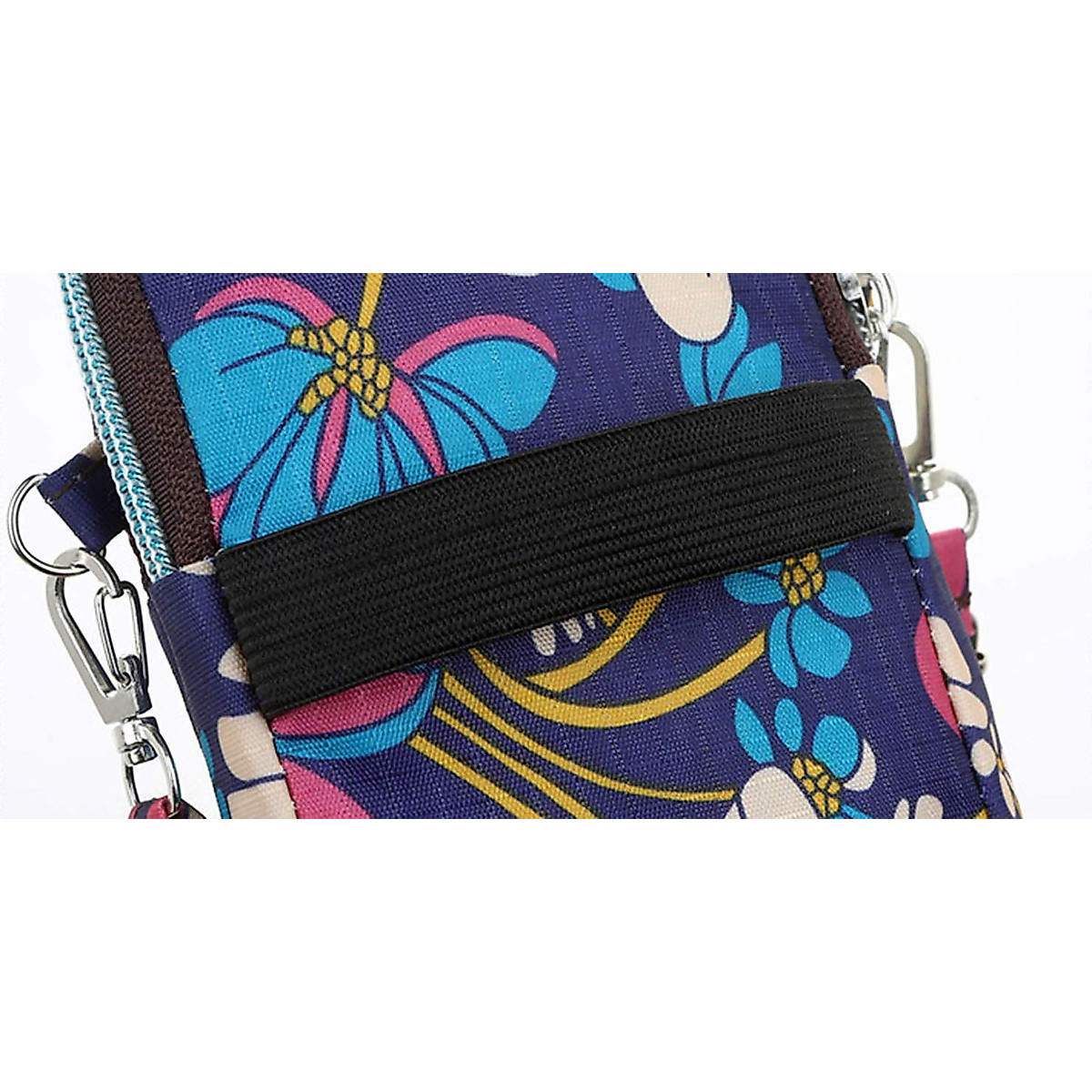 Fashion Sports Shoulder Bag Mini Wrist Purse Armband Bag Universal Phone Holder Pouch Case for iPhone/Samsung/LG/Moto/Black Berry/Sony/HTC/Nexus/Nokia/Lumia/Huawei and So on. (Blue Sunflower)