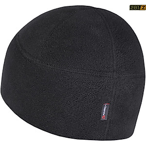281Z Polartec Fleece Classic 100 Winter Skull Cap - Military Tactical Outdoor Sport - Watch Cap Beanie (Black, Large)