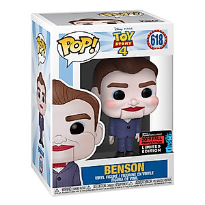 Funko Pop! Disney: Toy Story 4 - Benson, Fall Convention Exclusive, Multicolor (43354), Not appropriate for children under the age of 3 yrs