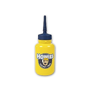 Howies Hockey Tape Sports Water Bottle Pop Top Or Long Straw (Yellow, Long Straw)