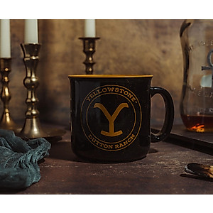 Yellowstone Dutton Ranch Ceramic Camper Mug | Holds 20 Ounces