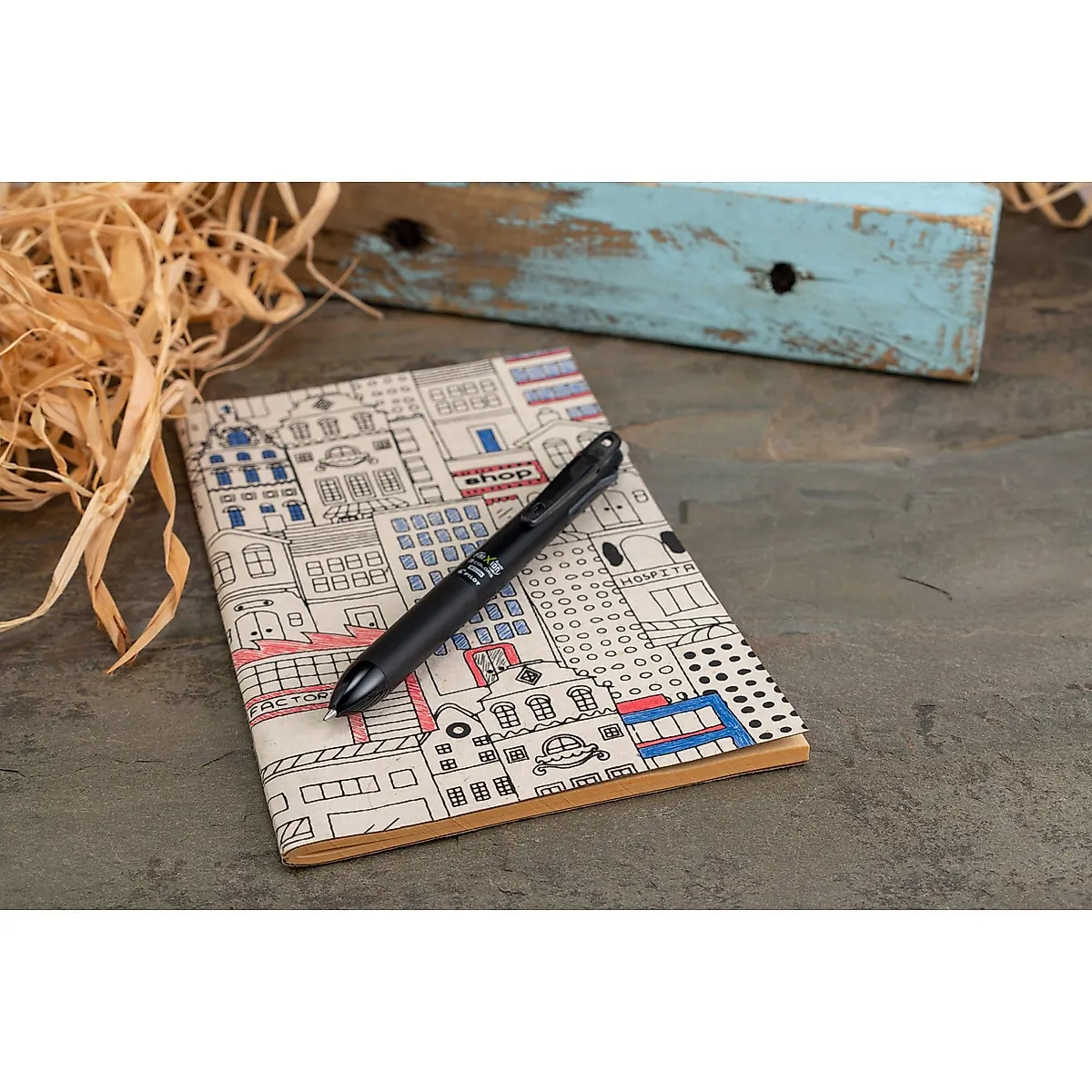 PILOT FriXion Ball 3 Erasable Gel Ink Pen, Extra Fine Point (0.5mm), Black/Blue/Red Ink, Single Pen Plus 3 Refills (14225)