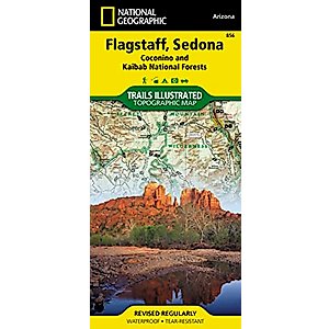 Flagstaff, Sedona Map [Coconino and Kaibab National Forests] (National Geographic Trails Illustrated Map, 856)