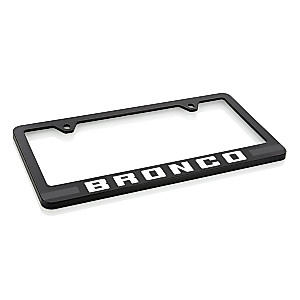 Ford Bronco UV Printed License Plate Frame - Gray