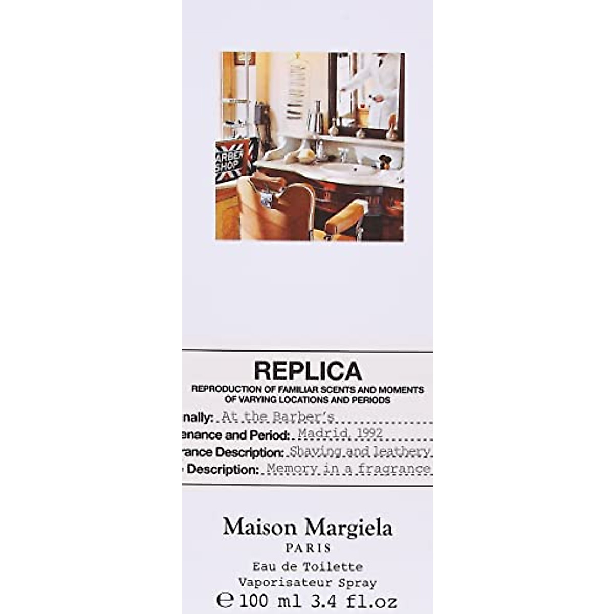 Maison Margiela Replica "At The Barber's" EDT 3.4 Ounce