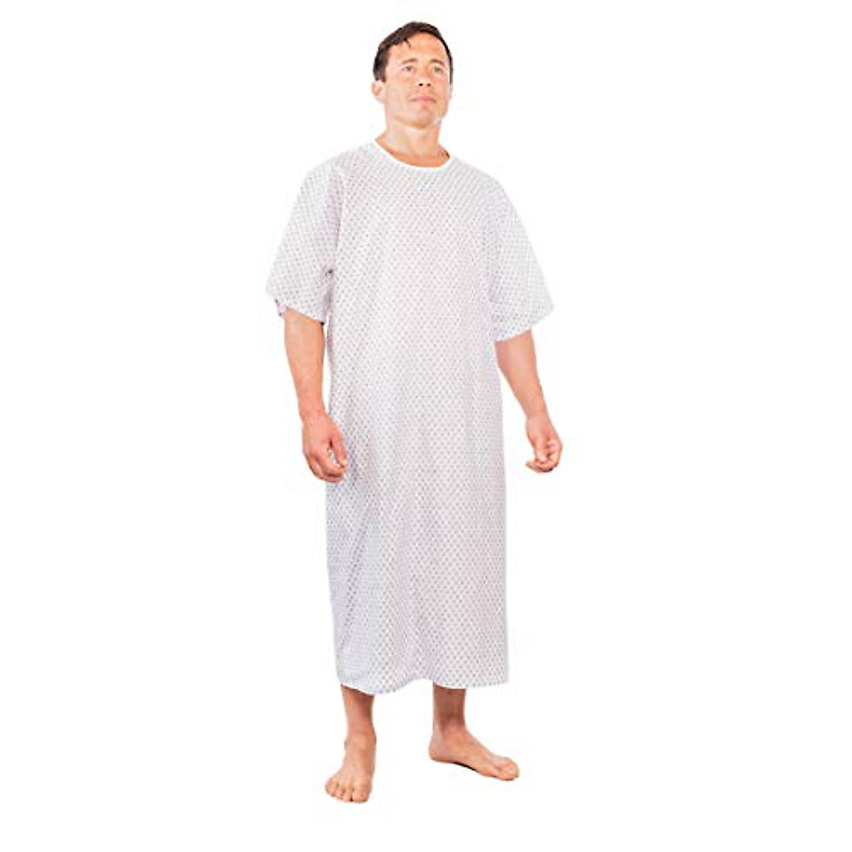Nobles Health Care Stars Print Unisex Hospital Gowns - 3X / IV -Pack of 2