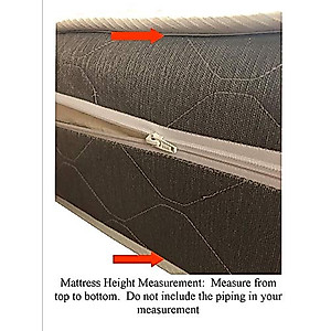 Euro Top Outer Shell California King 72 x 84 (Fits Sleep Number 3000, 5000, 6000, C3, C4, P5, P6 Beds) (8")