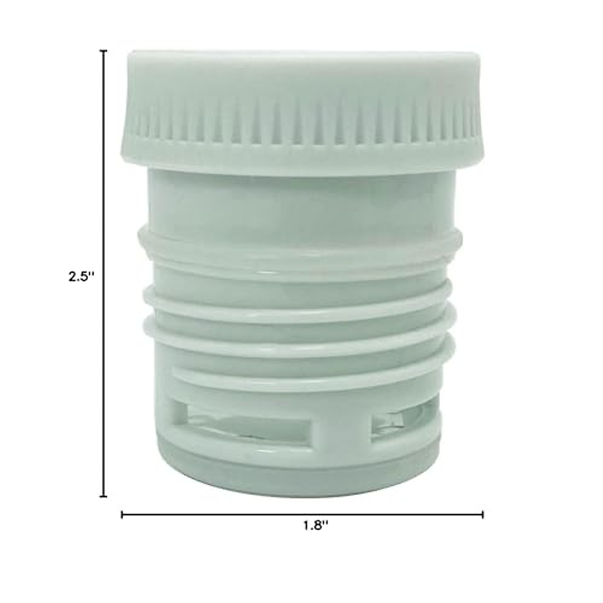 Stanley Thermo Stopper Pico de Mate for Coffee/Tea Replacement Part Classic Vacuum Insulated Wide Mouth Bottle (1.1QT, 2QT, 750ml, 1.9QT) (White)