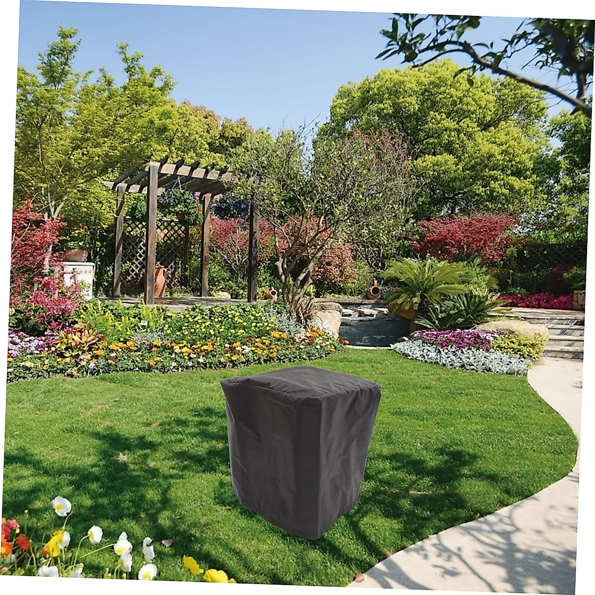 5pcs furniture cover patio chair cover tea table cover garden furniture cover snow furniture cover 190 silver coated polyester taffeta furniture set deep mask