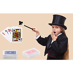 Mini Playing Cards Deck, Small Casino Card Games for Kids, Magic Party Favor, 2.5" Inches (12-Pack)