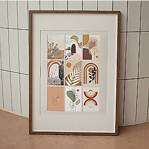 Fuiyoh Posters for Room Aesthetic - 50Pcs Boho Wall Collage Kit| Boho Room Decor Aesthetic for Teen Girls| Boho Collage Kit for Wall Aesthetic |Preppy Room Decor for Bedroom Aesthetic| 4x 6