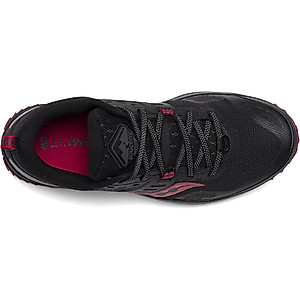 Saucony Women's S10556-20 Peregrine 10 Running Shoe, Black | Barberry - 5 M US