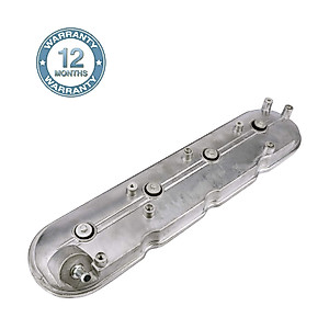 ONER AUTO PARTS Driver Side Valve Cover with Gasket & Bolts Compatible with 1999-2008 Cadillac Escalade, Chevy Silverado, Suburban, Tahoe, Trailblazer, GMC Sierra, Yukon, Replace# 12570427 264-965