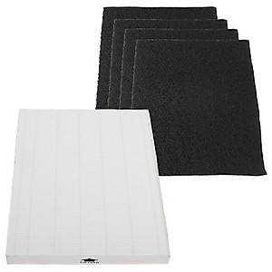 LifeSupplyUSA 2 Pack True HEPA Plus 8 Carbon Replacement Filters Compatible with Winix 115115, Compatible with Plasma Wave WAC5300, WAC5500, WAC6300, 5000, 5000b, 5300, 5500, 6300 & 9000