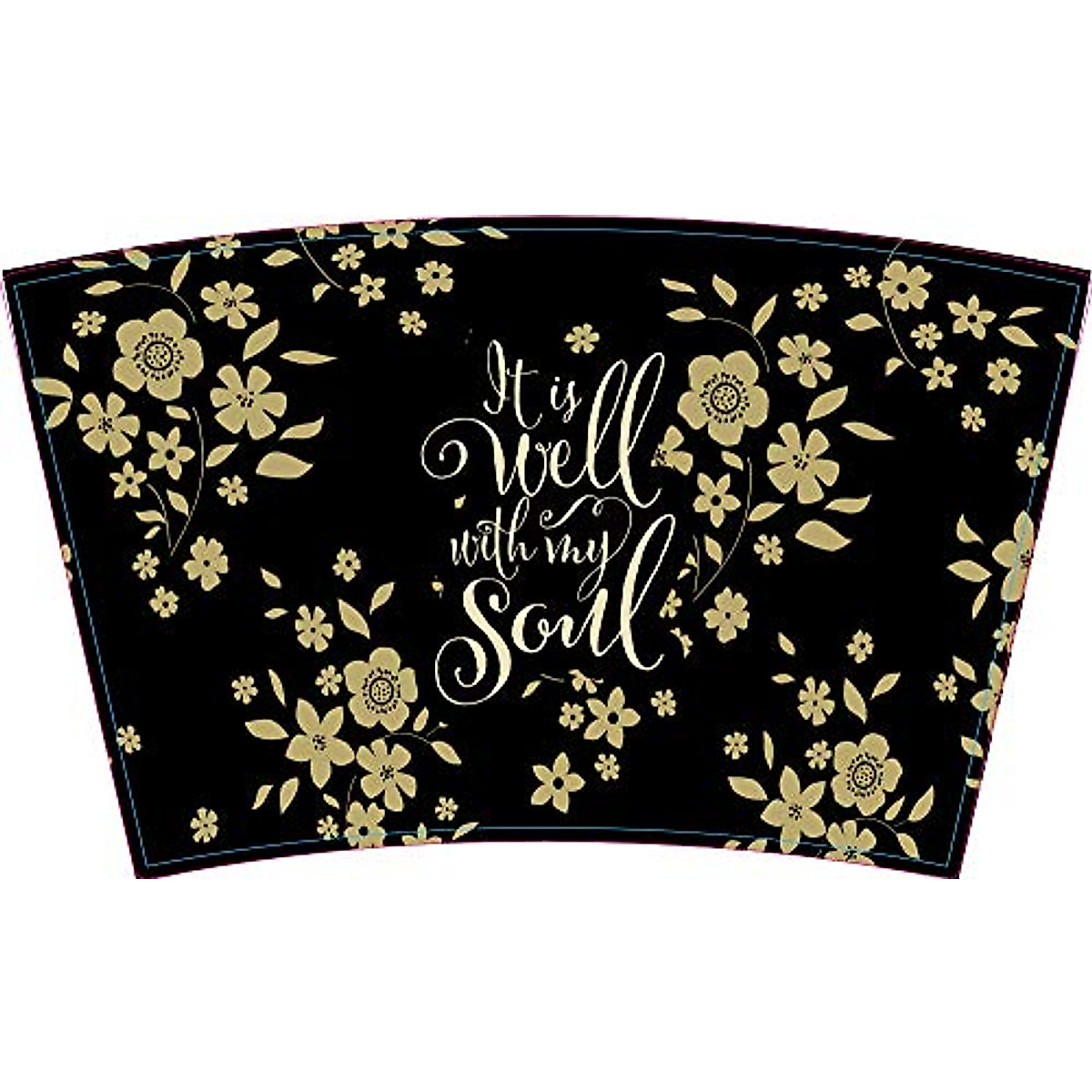 Elanze Designs It Is Well With My Soul Stainless Steel 16 oz Travel Mug with Lid