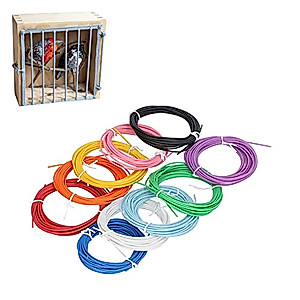 PCL Filament Refill for 3D Pen, 1.75mm 16.4 Feet PCL Consumables for 3D Pen Easy and Bright Use 10 Colors for Replacement