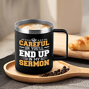 Pastor Gifts for Men Women Pastor Appreciation Gifts Present for Church Pastor Pastor gifts at Thanksgiving Christmas birthday New Year Pastor Anniversary Retirement Gifts Stainless Steel Mug 12Oz