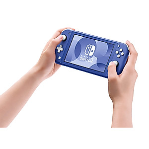 Nintendo Switch Lite Blue 32GB Game Console, Extra External 64GB Storage, Touchscreen, Bluetooth, Holiday 11-in-1 Case