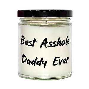 Motivational Daddy Gifts, Best Asshole Daddy, Unique Birthday Scent Candle Gifts Idea For Dad, Daddy Gifts From Daughter, Fathers Day gifts, Gifts for dad, Dad gifts, Gift ideas for dad, Fathers Day