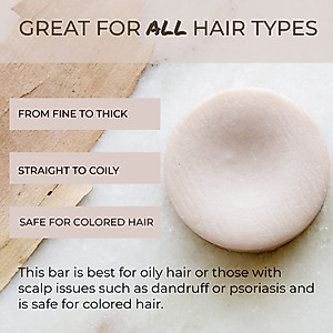 Suds & Co. Solid Conditioner Bar, Zero Waste Conditioner, Natural Conditioner For Hair, Sustainable, Eco-Friendly Hair Care – Driftwood, 1.7 Ounce