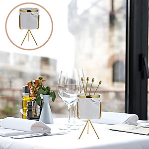 2sets Silverware Organizers Stainless Fruit Bracket A Planter Flower and Practical Pencil Grey Pen Serving Spoon Drying Metal Toothpicks Eating Decorative Kitchen Salad Fork