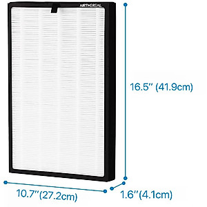 Airthereal Replacement True HEPA Filter for Pure Morning APH260 Air Purifier (2-Pack)