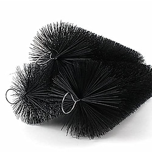 Roof Gutter Anti Blocking Brush to Prevent Fallen Leaves from Clogging The Gutter, Bentable and Reusable,Tiameter 4.5inch, Length 16ft