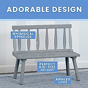 Delta Children Windsor Bench, Grey