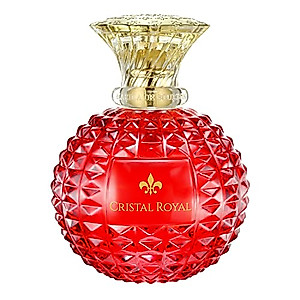 Princesse Marina de Bourbon Cristal Royal Passion Eau de Parfum for Women - Opens with Pear, Blackcurrant and Bergamot - Blended with Jasmine and Violet - For Elegant Ladies - 3.4 oz