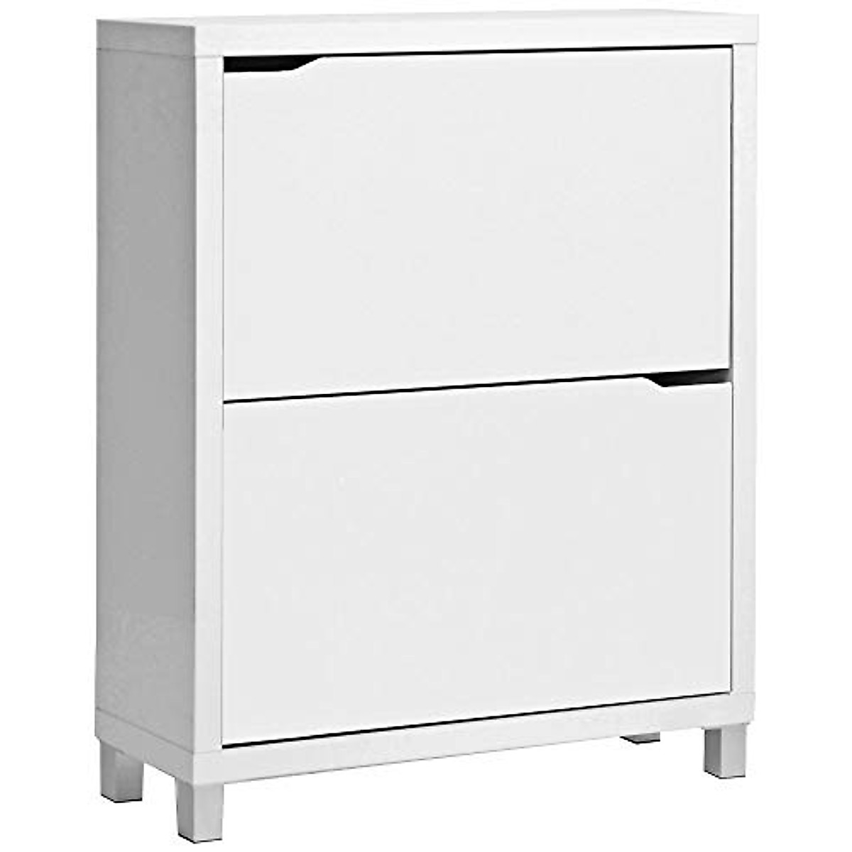 Baxton Studio Simms Shoe Cabinet, White