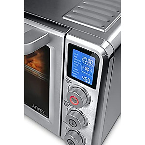 De'Longhi EO241264M 10-in-1 Digital AirFryer ,True Convection Toaster Oven with internal light, Grills, Broils, Bakes, Roasts, Reheats, preset for Cookie & Pizza, 1800-Watts, Stainless Steel, XL 24L