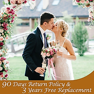 DUJUST Crystal Glass Wedding Champagne Flutes, Mr & Mrs Champagne Glasses with Handcrafted Gold Rim & Diamond Design, Square Bride and Groom Champagne Flutes, Valentine's Day Gift, Gift Package