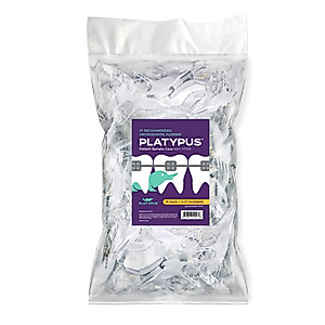Platypus Orthodontic Flossers for Braces Family Pak - Unique Structure Fits Under Arch Wire, Increase Flossing Compliance, Floss Teeth in Less Than Two Minutes - 75 3-Count Flossers (225 Total)