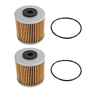 Eopzol 71943 Transmission Filter Fits for Scag Hydro Gear Gravely 21548300 5101987X2 HG71943 Hydraulic Filter, 2-Pack