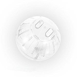 elegantstunning Plastic Pet Rodent Mice Jogging Ball Toy Hamster Gerbil Rat Exercise Balls Play Toys Pure White 10cm10cm10cm