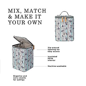 Petunia Pickle Bottom Baby Cooler Bag | Perfect for Baby Bottles and Snacks | Insulated & Reusable Bottle Cooler and Baby Holder | Disney & Pixar Playday