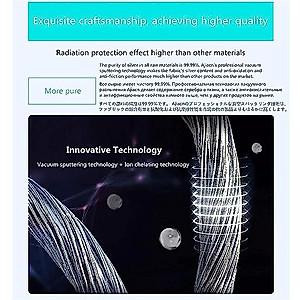 AMUCK Silver Fiber Electromagnetic Radiation Protective Gloves, Emf Blocking,sterile Conductive Gloves,Hand Cover