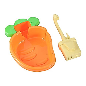 EastVita Bird Bath for Cage,Parrot Bath Basin Shower Bowl Lightweight Automatic Bird Bathtub Birds Accessories