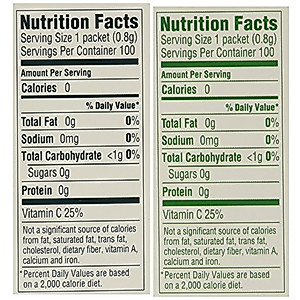 True Lemon & True Lime Bulk Dispenser Packets, 100 Count (Pack of 2)