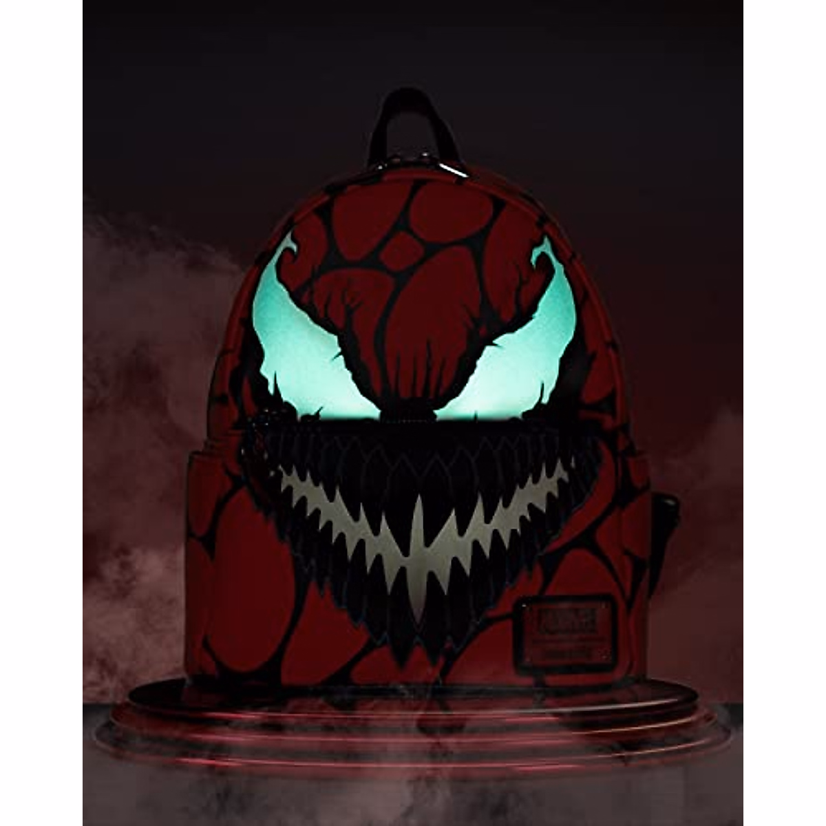 Loungefly Marvel Glow in the Dark Carnage Cosplay Mini Backpack