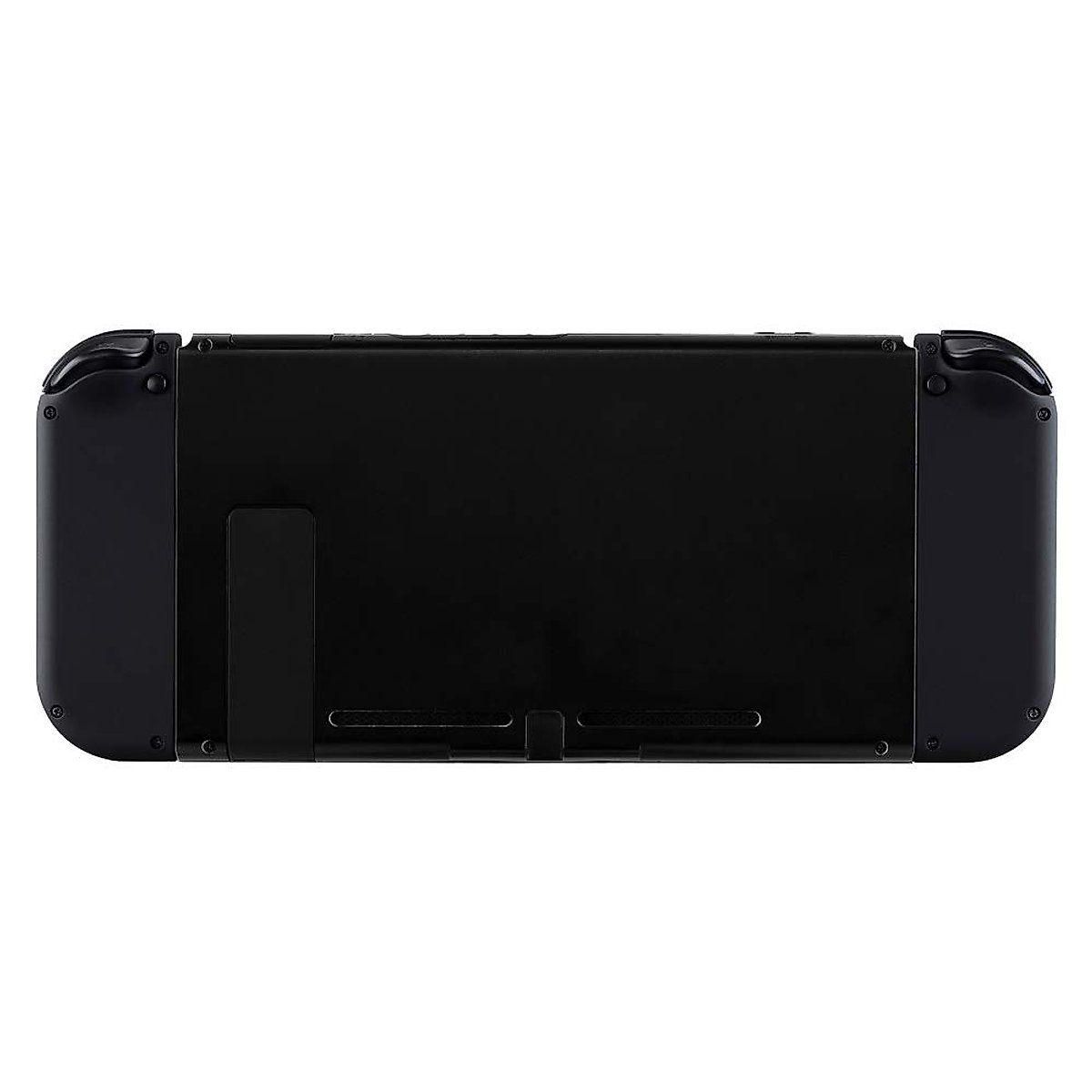 eXtremeRate DIY Replacement Shell Buttons for Nintendo Switch & Switch OLED, Black Soft Touch Custom Housing Case with Full Set Button for Joycon Handheld Controller - Console Shell NOT Included