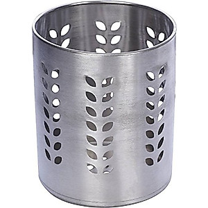 Stainless Steel Cutlery Holder Kitchen Stainless Steel Cooking Utensil Holder Multi-Function Storage Tool Chopstick Holder Round shape spoon holder