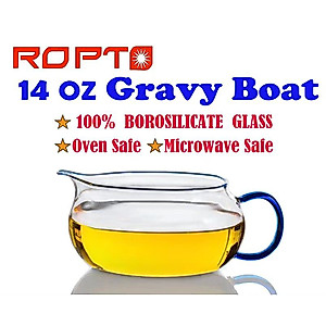 Gravy Boat 10 oz 300 ML Gravy Sauce Boat for Creamer Pitcher cream Jug Gravy Warmer Server，Dishwasher Microwave Oven Safe
