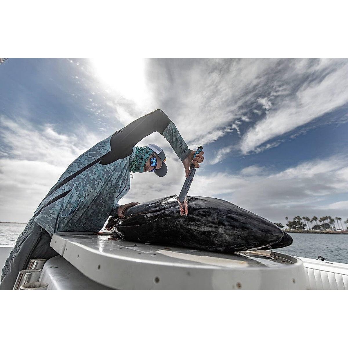 Gerber Gear Rigor - Fresh & Saltwater Fishing Knife with Sheath for Fishing Gear - 11 Inch