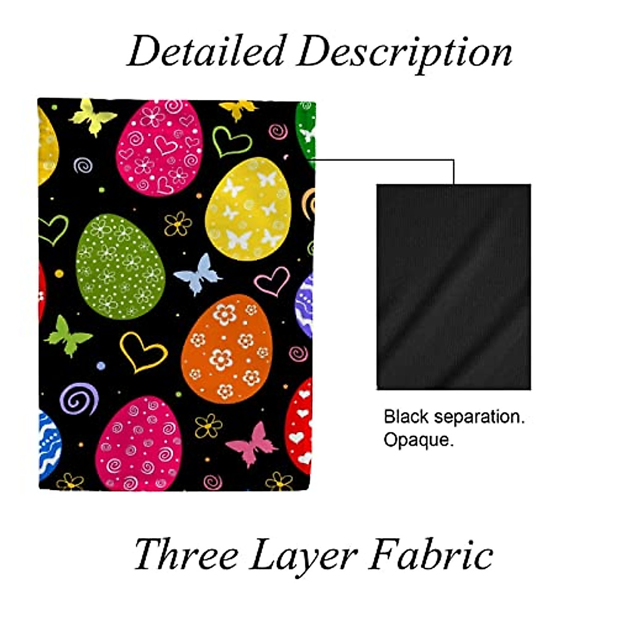 My Little Nest Seasonal Garden Flag Easter Eggs Butterfly Vertical Garden Flags Double Sided for Home Farmhouse Yard Holiday Flag Outdoor Decoration Banner 12"x18"