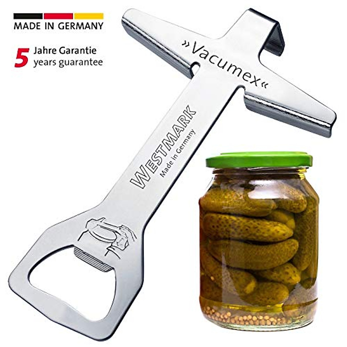 Westmark 10562270 Jar Opener, One Size, Steel