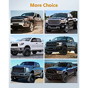 ITOPUP Towing Mirrors Fit for 2004-2014 for Ford for F-150 Series Truck Pickup Tow Mirrors with Power Control Heated Turn Signal Puddle Light Black Textured 1 Pair of Mirrors Left Side and Right Side