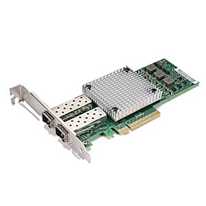 10Gb SFP+ PCI-E Ethernet Network Card with Broadcom BCM57810S Chip, Dual SFP+ Port, PCI Express X8 NIC, Support Windows Server/Linux/VMware