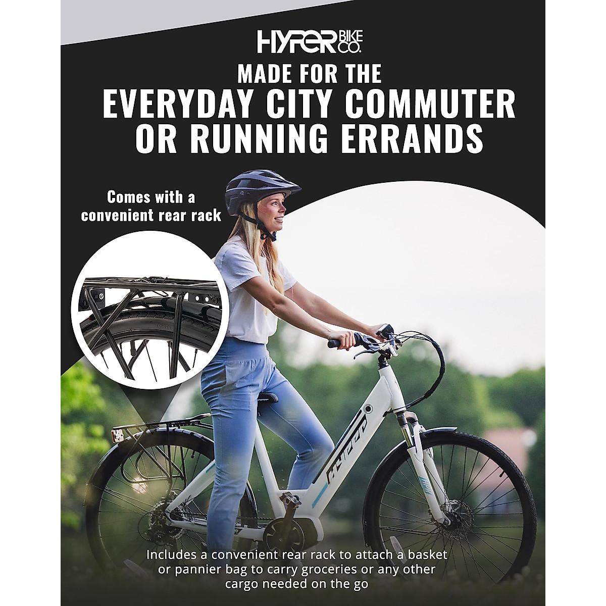 Hyper 700C 36V MIDDRIVE WH